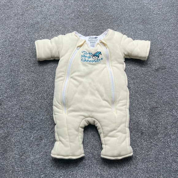 One Pieces | Baby Merlins Sleepsuit 36 Months Cream Magic Zip Up ...